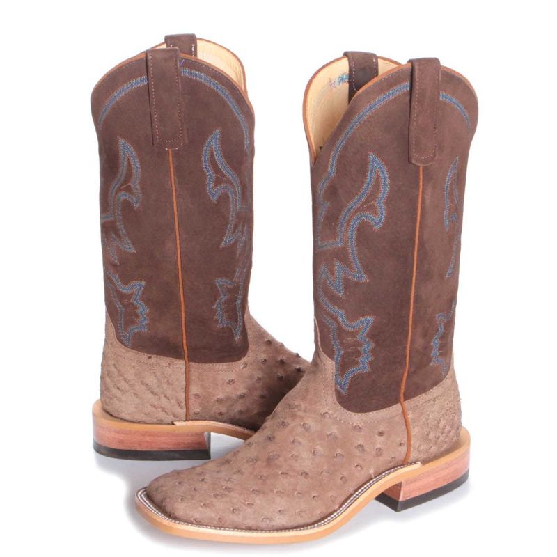 BootDaddy with Anderson Bean Mens Smoky FQ Ostrich Boots