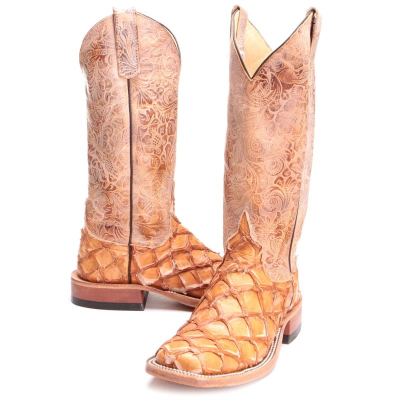 BootDaddy with Anderson Bean Womens Embossed Cowboy Boots
