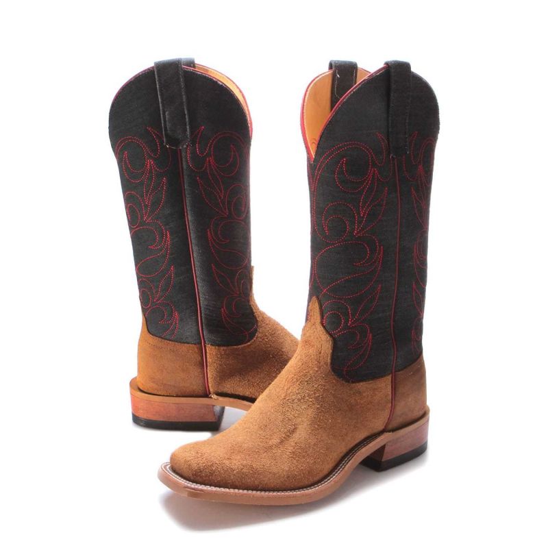 BootDaddy with Anderson Bean Mens Denim Rough Out Boots