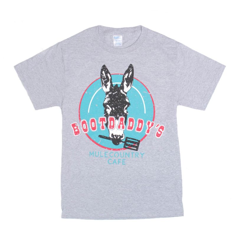 BootDaddy Unisex Mule Country Cafe T Shirt