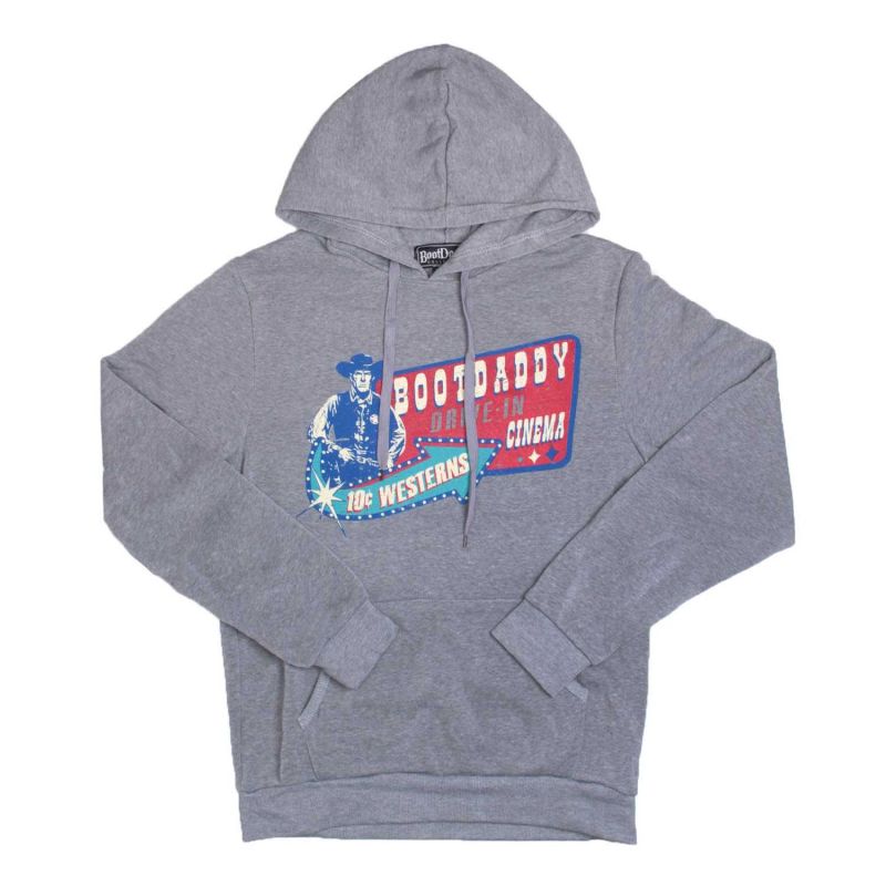 BootDaddy Unisex Western Drive In Cinema Hoodie