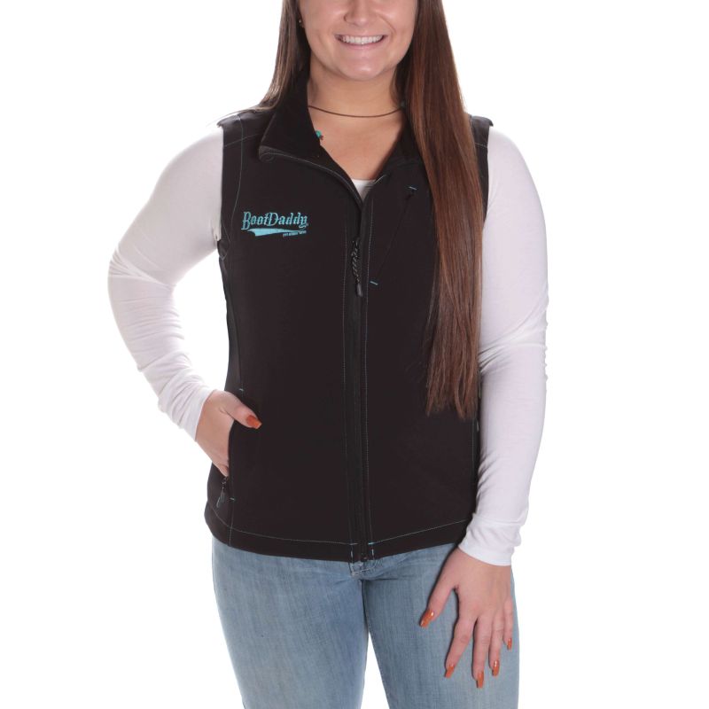 BootDaddy Womens Black Soft Shell TEK Vest