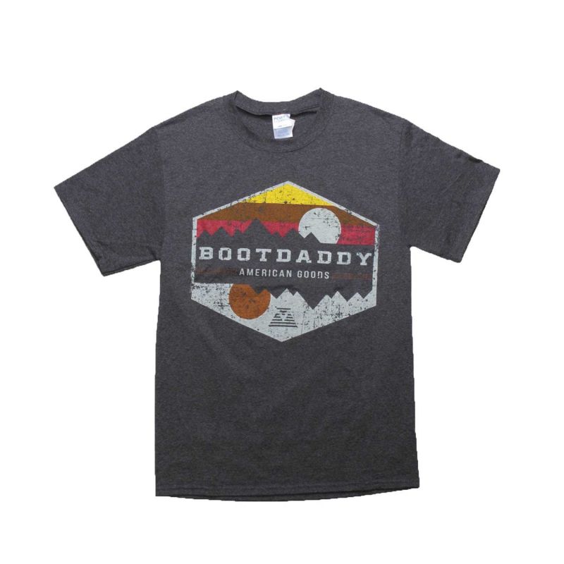 BootDaddy Mens American Goods Desert Sunset T Shirt
