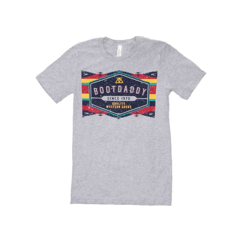 BootDaddy Unisex Crackled Aztec T Shirt