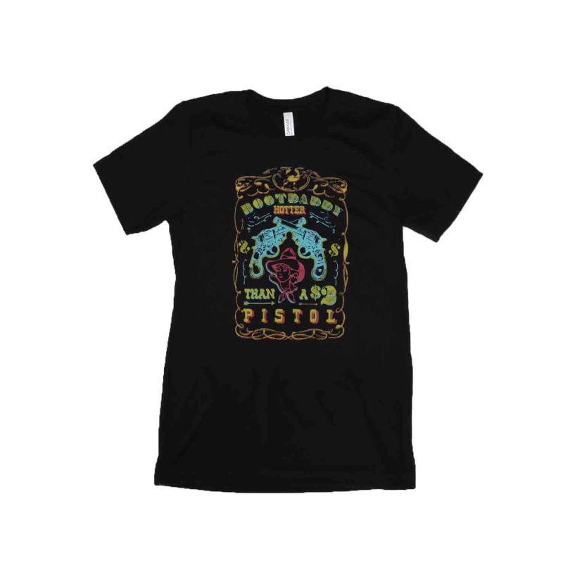 BootDaddy Womens 2 Dollar Pistol T Shirt