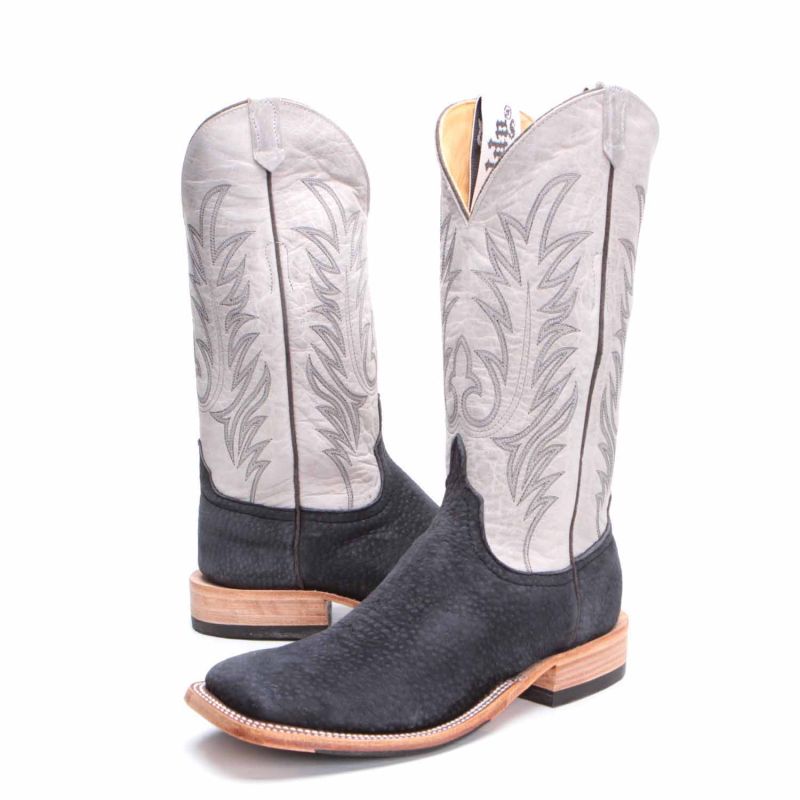 BootDaddy Anderson Bean Mens Gray Carpincho Cowboy Boots