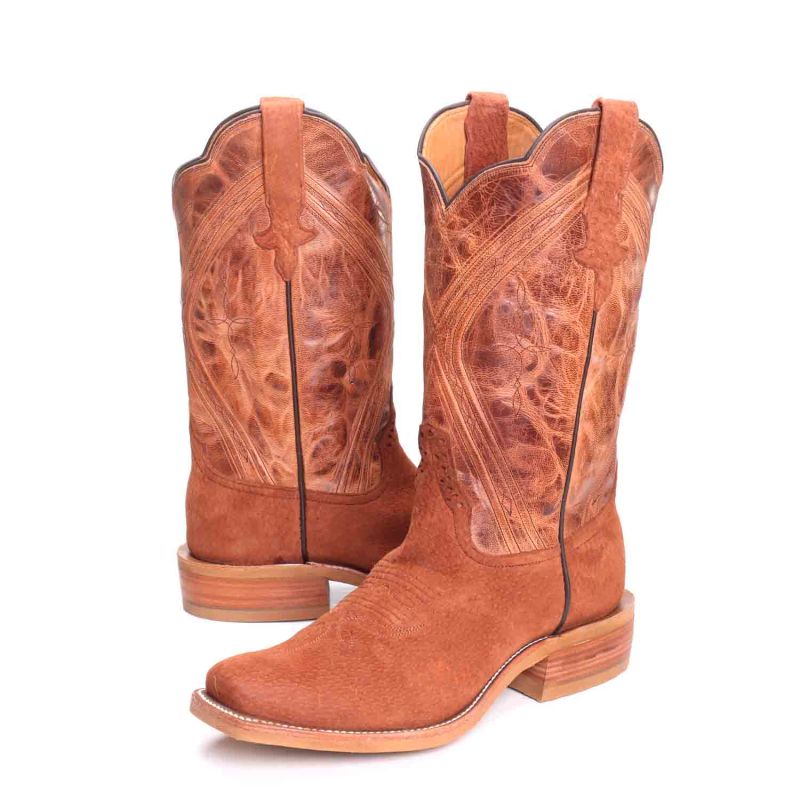 BootDaddy Rios of Mercedes Mens Rust Carpincho Boots