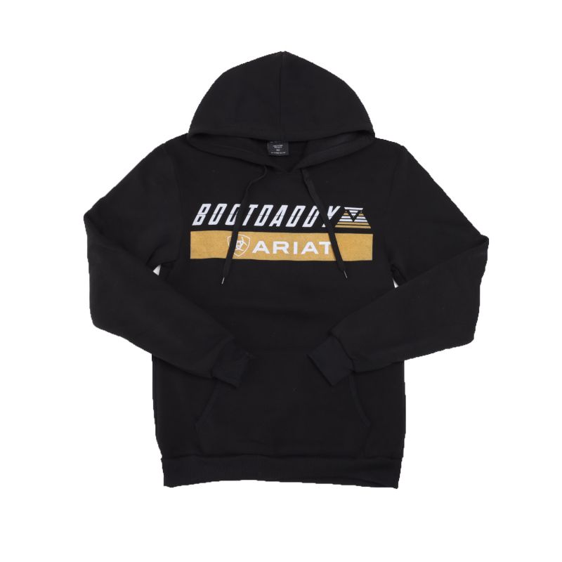 BootDaddy Ariat Unisex Logo Stripe Hoodie