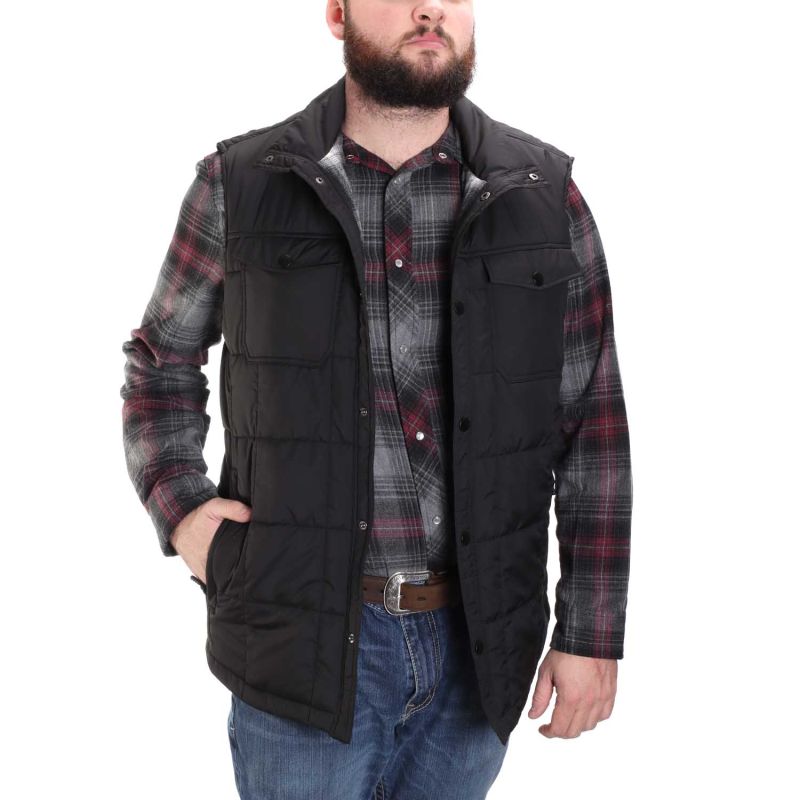 BootDaddy Mens Black Ozarks Concealed Carry Vest