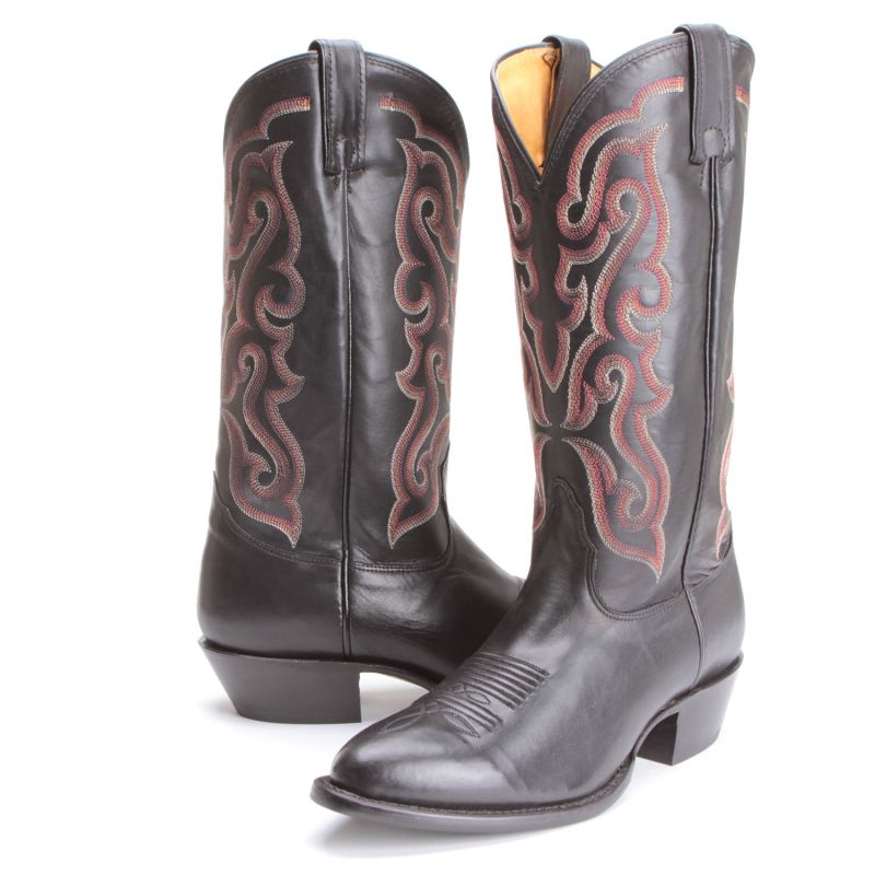 BootDaddy with Nocona Mens Jersey Ranch Cowboy Boots Black