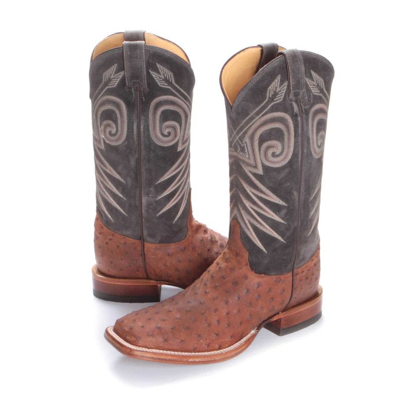 BootDaddy with Justin Mojave Full Quill Ostrich Boots