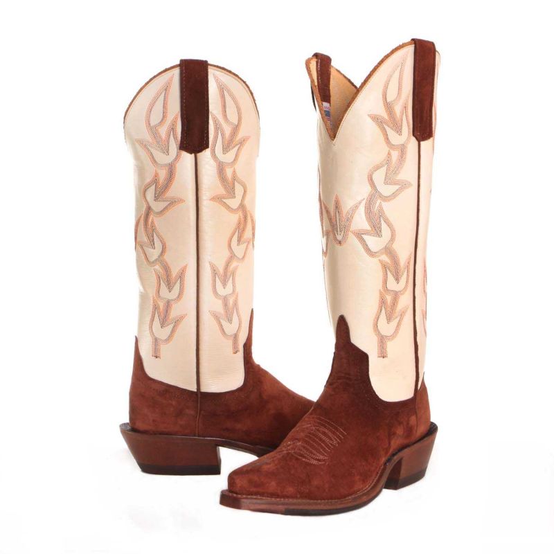BootDaddy with Anderson Bean Womens Suede Cowboy Boots 4379M
