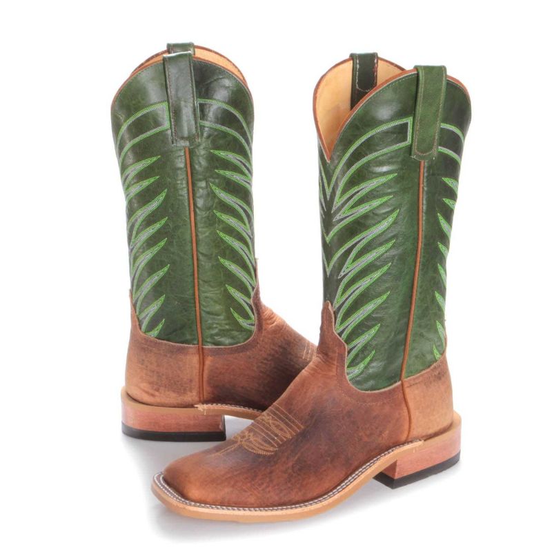 BootDaddy with Anderson Bean Mens Emerald Bison Boots
