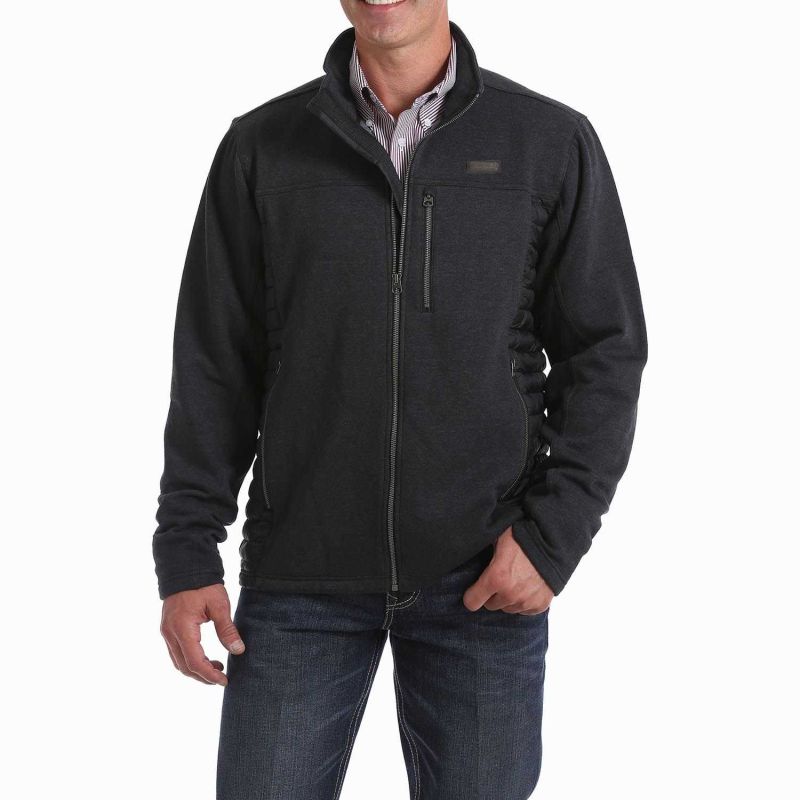 Cinch Mens Fleece and Quilted Hybrid Jacket