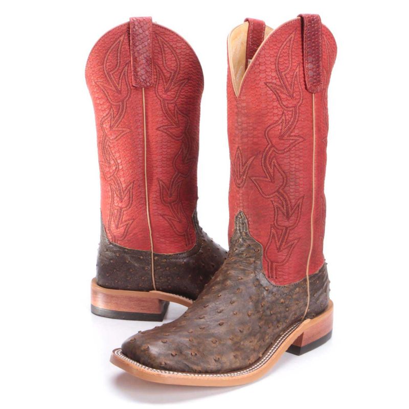 BootDaddy with Anderson Bean Mens Vintage Ostrich Boots