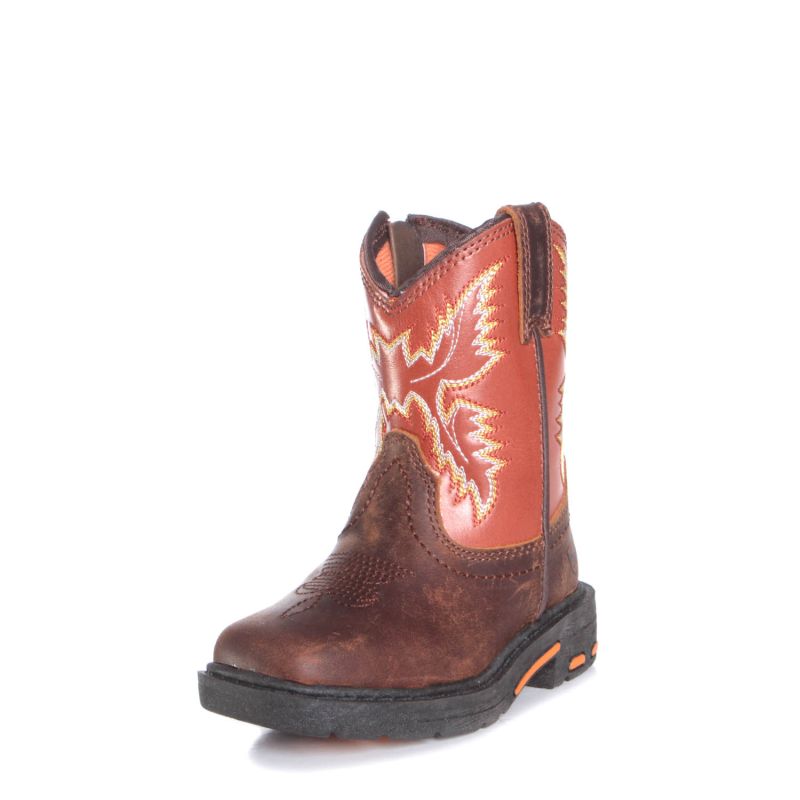 Ariat Toddler Boys WorkHog Zipper Cowboy Boots A441000002